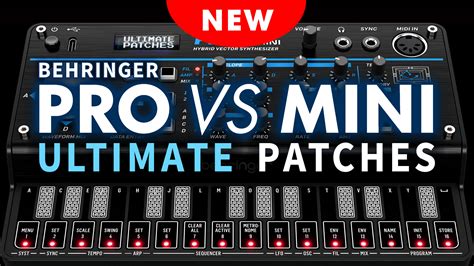 Ultimate Patches Behringer Pro Vs Mini Ultimate Patches