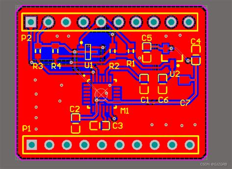 陀螺仪传感器mpu6050模块ad设计原理图pcb 2层 文件mpu6050 Pcb Csdn博客