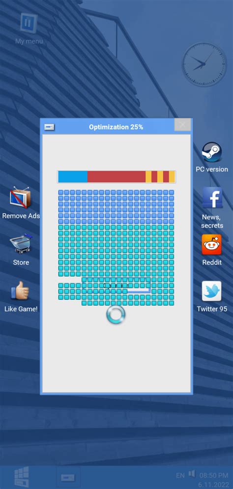 Bug Report If You See Carefully The Button Optimize Is Still There