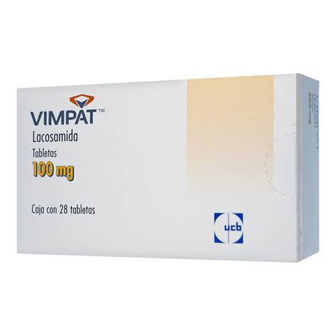 Vimpat 100 Mg 28 Tabletas Farmacia Coyoacán
