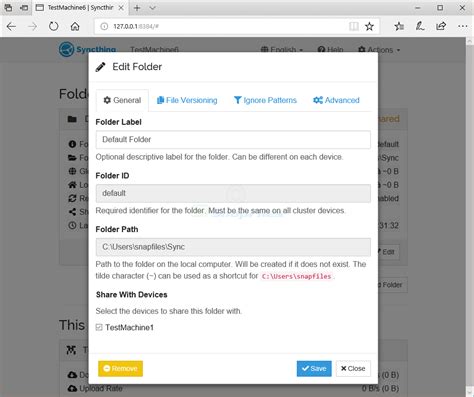 Syncthing Screenshot And Download At