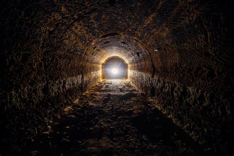 Abandoned Prospecting Adit Tunnel At Limestone At Abandoned Mine Stock