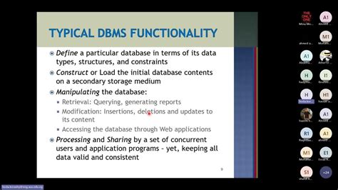 Advanced Database Systems Lecture 1 Youtube