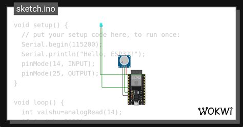 Potential Meter With Led Wokwi Esp32 Stm32 Arduino Simulator