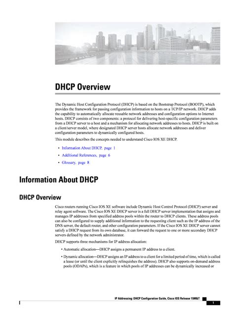 Fillable Online Dhcp Dynamic Host Configuration Protocol Computer Fax Email Print Pdffiller