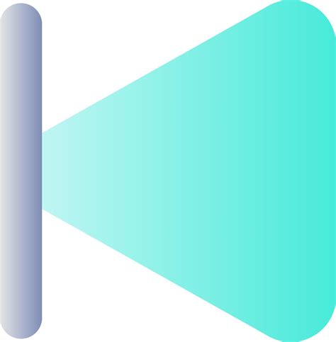 Skip Previous Button Flat Gradient Color Ui Icon Music Player Bar Playing Multimedia File