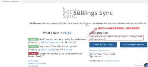 Vscode 同步配置和插件 Settings Sync插件使用详细多图vscode同步插件 Csdn博客