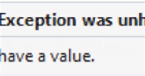 Nullable Object Must Have A Value Imgur