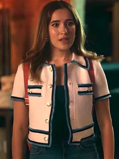 The Sex Lives Of College Girls Gracie Lawrence Cropped Jacket Hit Jacket