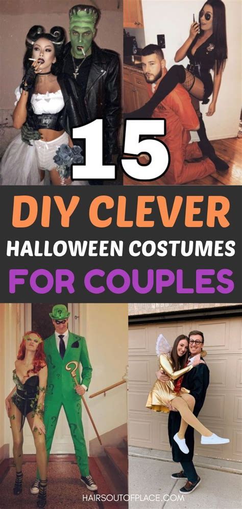 15 Diy Couples Halloween Costumes Couples Costumes Halloween