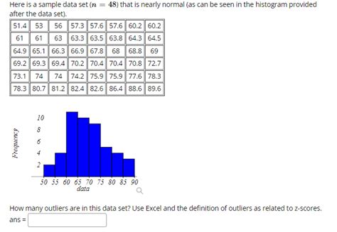 Solved Here Is A Sample Data Set N That Is Nearly Chegg Com