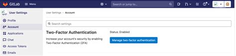 Gitlab启用双因子认证 念西堂