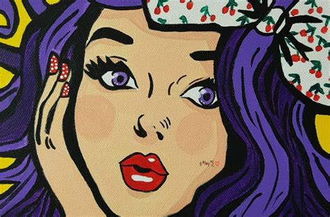 유명한화가 팝아트 로이리히텐슈타인 번데이점 추상 작품 현대미술 Ft행복한눈물 울고있는소녀 만화 Diy그림그리기