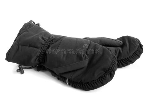 Mitenes Pretos Imagem De Stock Imagem De Geada Profissional 31059295