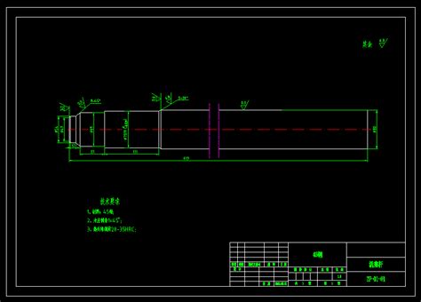 双作用单活塞液压缸装配图及零件图 Autocad 2007 模型图纸下载 懒石网