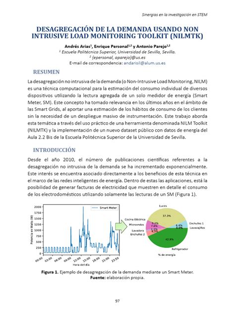 Desagregación De La Demanda Usando Non Intrusive Load Monitoring