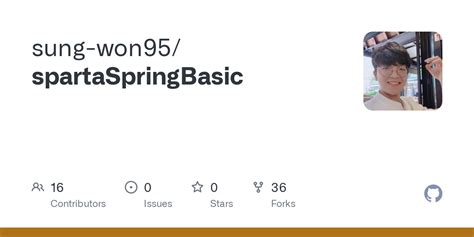 Github Sung Won Spartaspringbasic