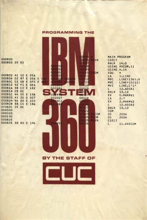 Programming The Ibm System 360 Book Computing History