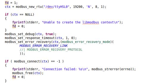 Problem Reconnecting Rtu Issue Stephane Libmodbus Github