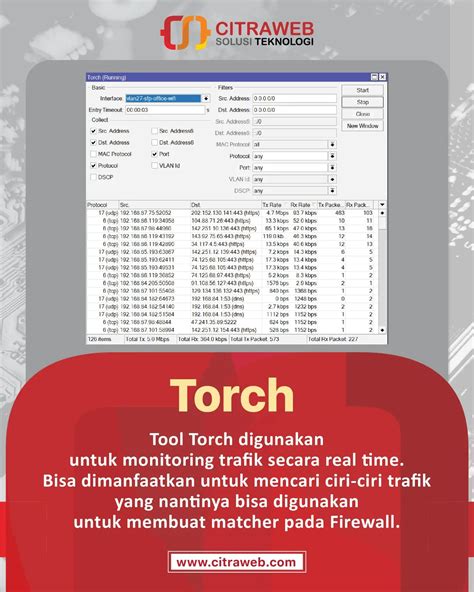 Tool Torch Digunakan Untuk Monitoring Mikrotik Indonesia Facebook
