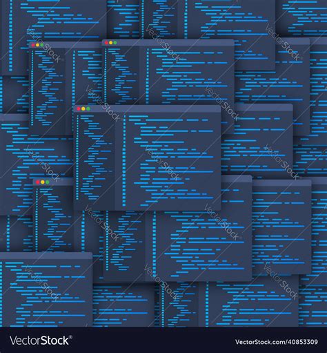 Programming Web Development Concept Sticker Boom Vector Image