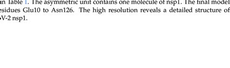Data Collection Structure Determination And Refinement Statistics For Download Scientific