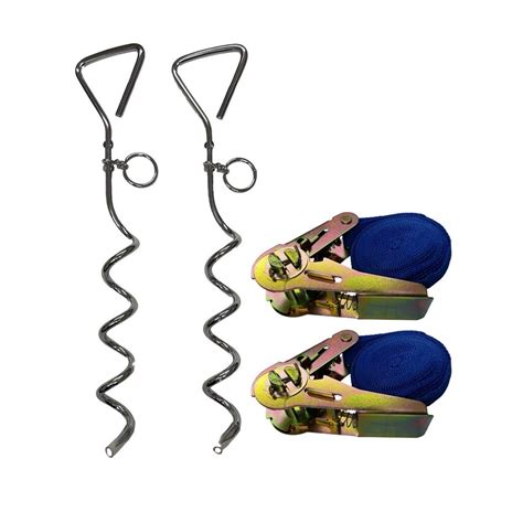 Spiral Tie Down Kit For Soft Ground Sun Leisure