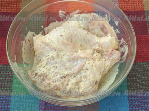 Курица с медом и горчицей в духовке 7 фото в рецепте