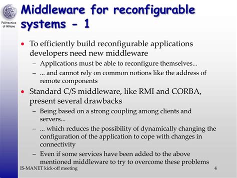 Ppt Distributed Software Engineering Middleware For Reconfigurable Systems Powerpoint