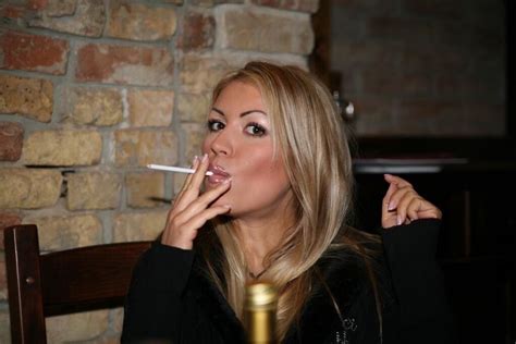 Women Smoking And Leather