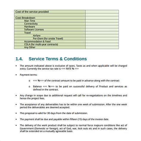 Rfp Response Cover Letter Examples