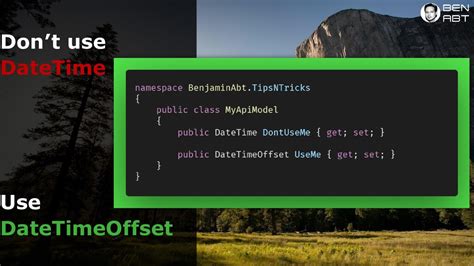 Datetime Vs Datetimeoffset In Net Speaker Deck