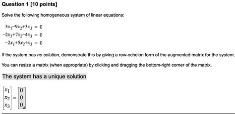 Solved Question 1 10 ﻿points Solve The Following