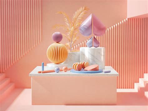 3d Composition Behance