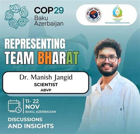 Dr Manish Jangid On Linkedin Cop29 Bharat Climateaction