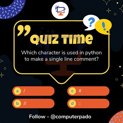 Computer Pado On Linkedin Pythonprogramming Codingquiz