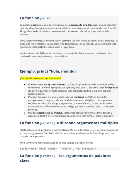 Pythom Pdf Python Lenguaje De Programación Función Matemáticas