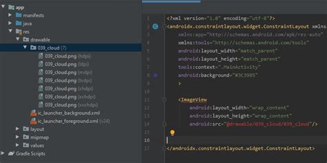 Android Studio Can Not Detect The Source File In Resdrawable Stack