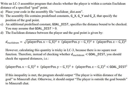 Solved Write An Lc 3 Assembler Program That Checks Whether