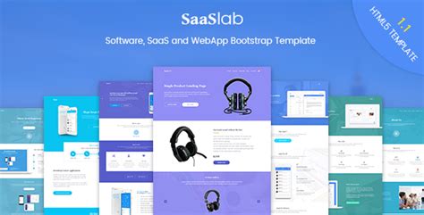 SaaSLab Software SaaS And WebApp Bootstrap Template By SoyonThemes