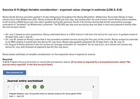 solved exercise 6 11 algo variable consideration