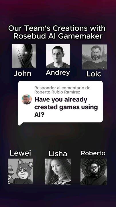 These Are Our Teams Games 🎯 Gamedev Ai Gaming Programming Indiedeveloper Rosebud Youtube