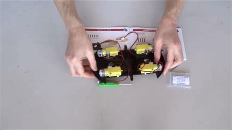 assemble elegoo smart car arduino esp32 robot kit v4 0 step 2 install the motors youtube