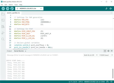 การสร้างสัญญาณพัลส์และวัดความถี่โดยใช้ Arduino Esp32 Iot Engineering