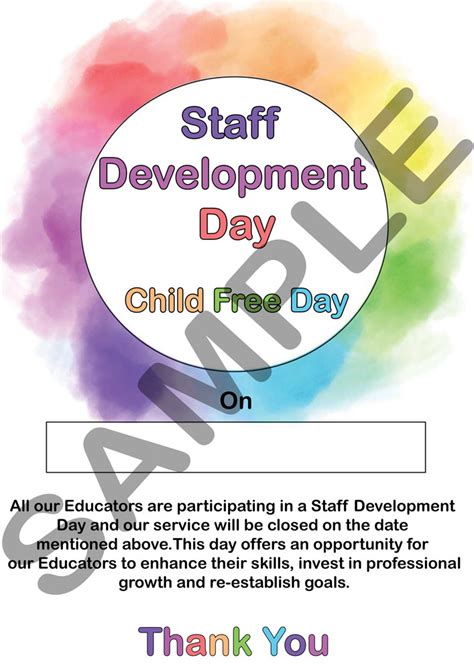 What Is Staff Development Day For Teachers At Kendall Mitchell Blog