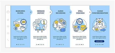 Mobile Onboarding Template For Communication And Data Transfer Vector Voice Call Subscriber