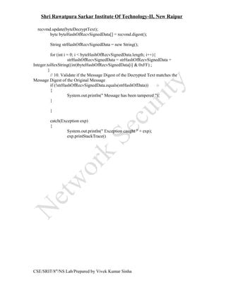Network Security Lab Manual DOC