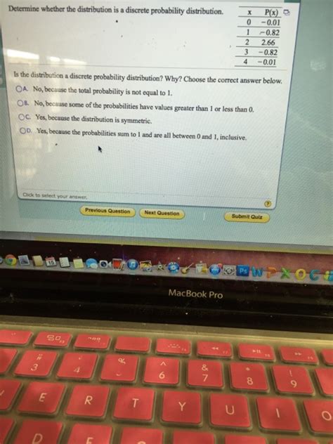 Solved Determine Whether The Distribution Is A Discrete