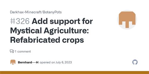 Add Support For Mystical Agriculture Refabricated Crops Issue Darkhax Minecraft