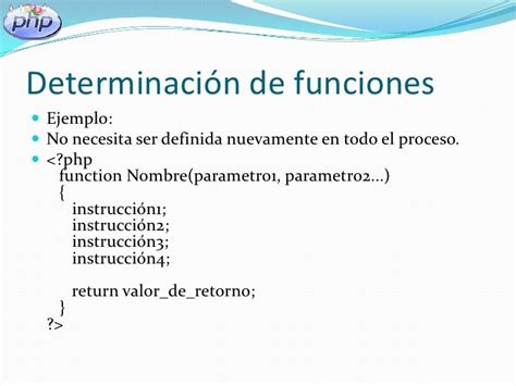 Funciones En Php Funcin En Php Uso De Funciones En